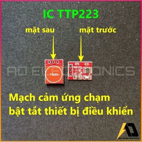 Mini Touch Sensor Capacitive Touch Circuit Touch Ttp223 32 5v Dc For Adruino L8 Fingerprint