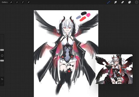 spend way too much time to sketch ilith r arcaea