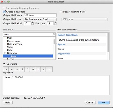 Coordinate System Trouble Calculating Areas In QGIS Using Field Calculator Geographic