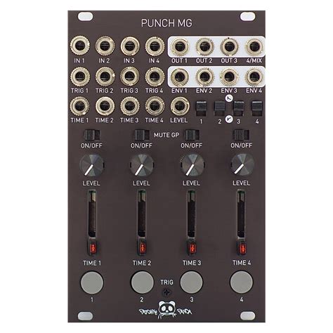 Patching Panda Punch Mg Eurorack Quad Vcaenvelope Module Elevator Sound