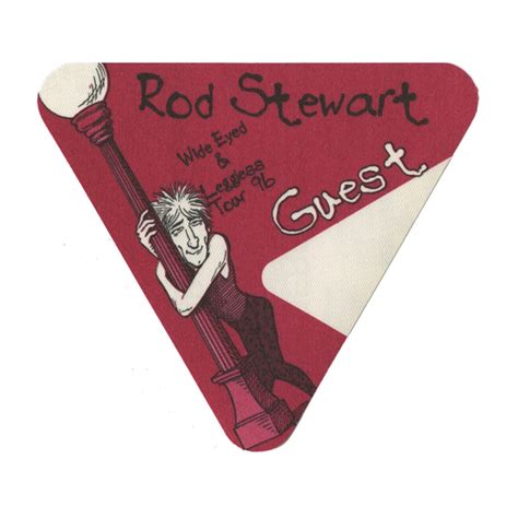 Rod Stewart 1996 A Spanner In The Works Concert Tour Guest Backstage Pass Autographia