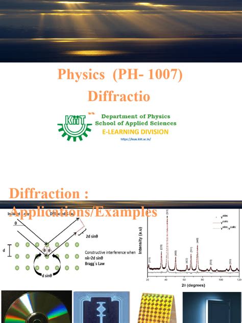 Lecture 11 Diffraction Md Dr Pdf
