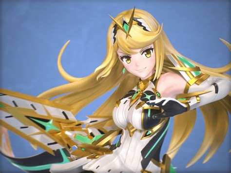 Massive Melee Mythra I Sculpted And 3d Printed With Resin R Smashbrosultimate