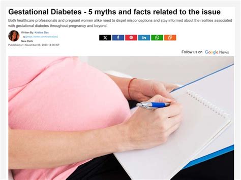 Gestational Diabetes 5 Myths And Facts Related To The Issue