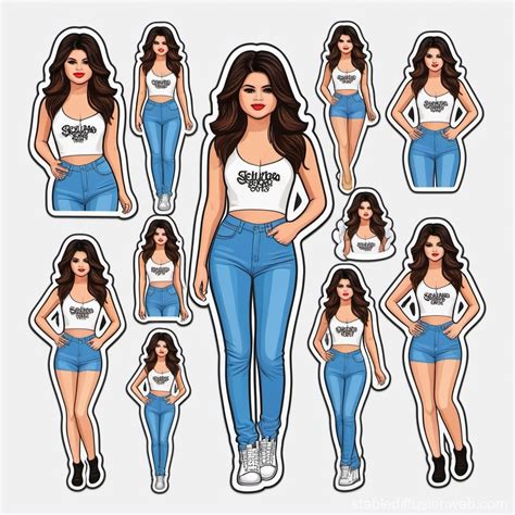 Selena Gomez Full Body Front View Stable Diffusion Online
