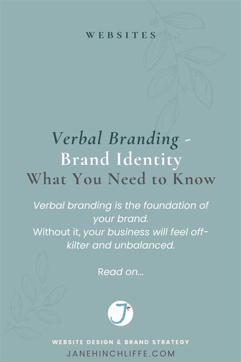 Verbal Branding The First Component Of Brand Identity