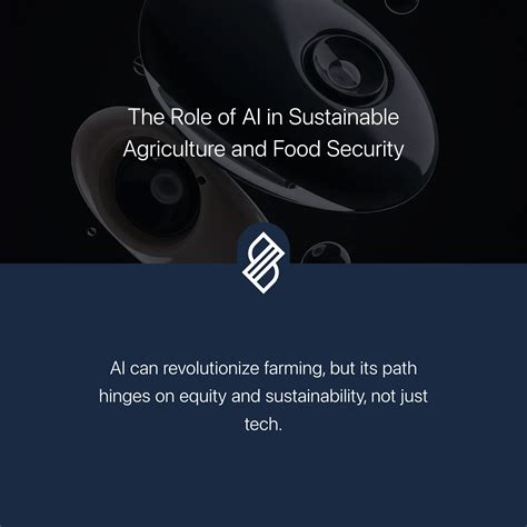 The Role Of Ai In Sustainable Agriculture And Food Security → Scenario