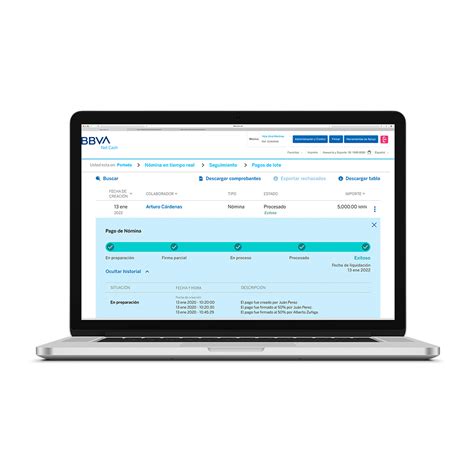 Pago De Nómina Y Seguimiento Empresas Bbva México