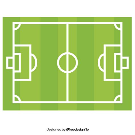Clipart Football Field Lines Soccer Field Sticker