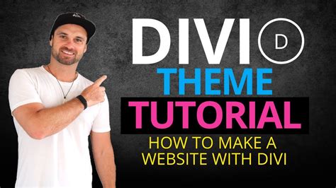 Divi Theme Tutorial How To Make A Website With Divi Youtube