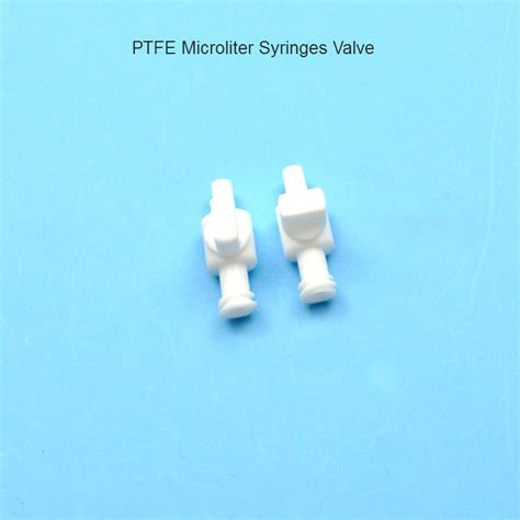 Ptfe Microliter Syringes Valve Micro Sampler Valve Teflon Micro Needle Valve Ruhr Interface