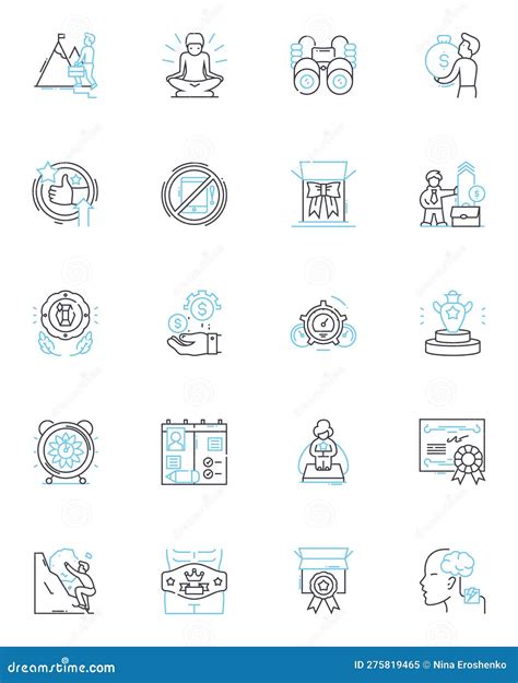 Teacher Training Linear Icons Set Pedagogy Classroom Curriculum Lesson Education Learning