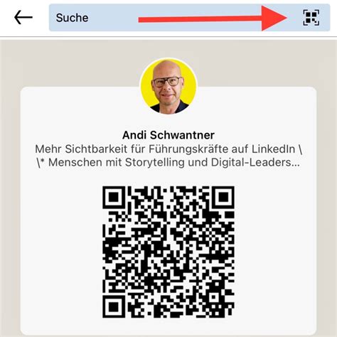 Vernetzen Auf Linkedin Mit Qr Code Andreas Schwantner