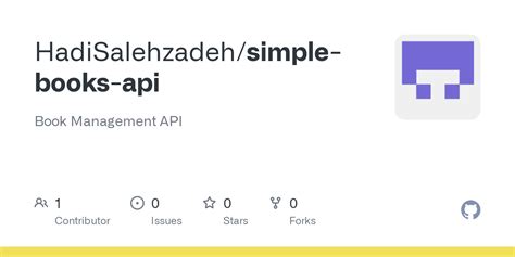 Github Hadisalehzadeh Simple Books Api Book Management Api