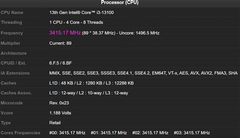 Intel Core I3 13100 Quad Core Budget Cpu Leaked