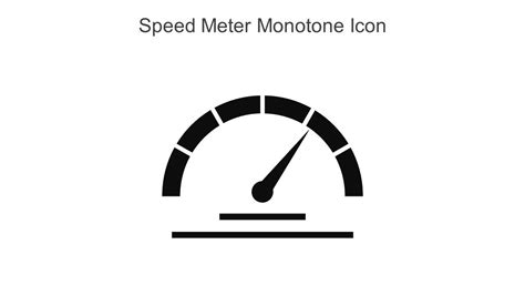 Speed Meter Monotone Icon In Powerpoint Pptx Png And Editable Eps Format Ppt Sample