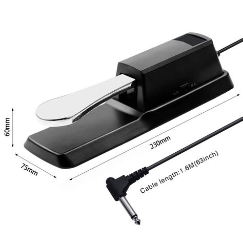 Pl 02 6 35mm Connector Piano Sustain Pedal Midi Synthesizer Pedal Musical Instrument Accessories