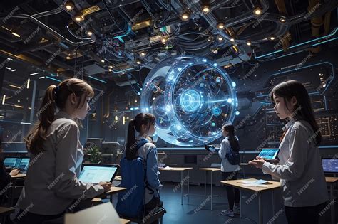 Premium Ai Image Quantum Computing Education Navigating The World Of Qubits In Futuristic