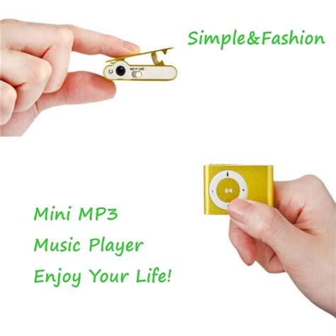 Dower Me Colorful Mini Mp Music Player Mp Player Micro TF Card Slot USB MP Sport Player USB