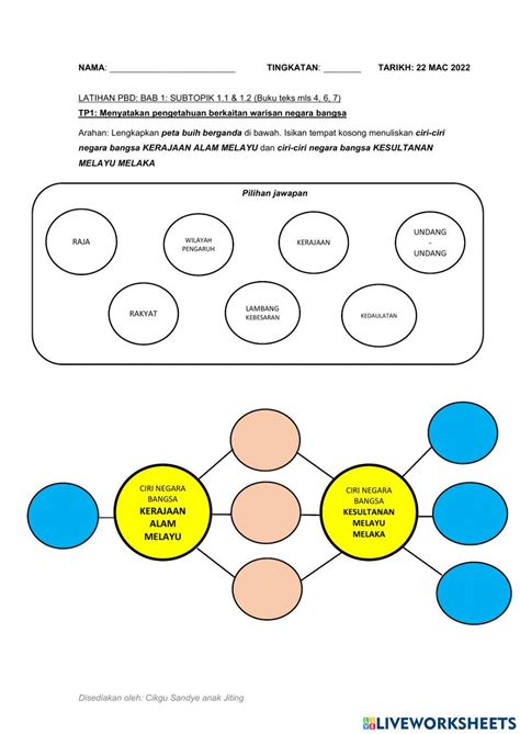 Latihan Pbd T4 Tp1 Tp2 Online Exercise For Live Worksheets