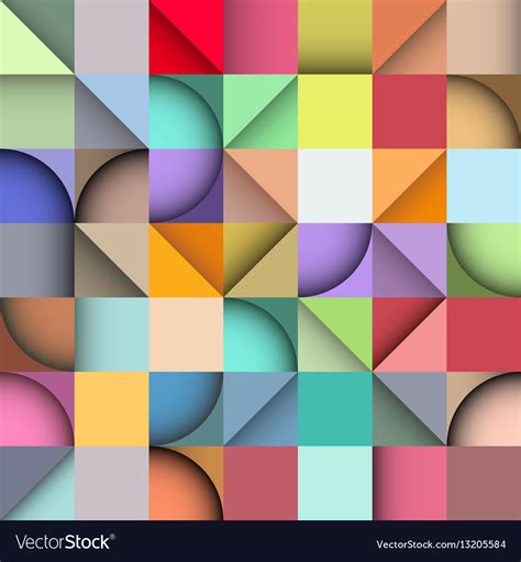 rectangle seamless pattern abstract background vector image