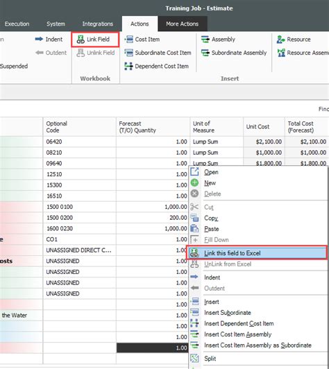 Linking To Excel