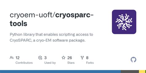 Github Cryoem Uoft Cryosparc Tools Python Library That Enables Scripting Access To Cryosparc