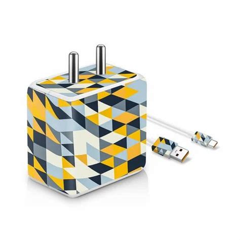 Mosaic Block Pattern Vooc Charger Skin At ₹ 249 00 Cell Phone Skin Cellular Phone Skin