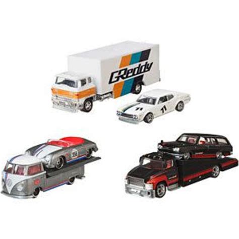 Hot Wheels Premium Team Transport 2pk Assortment Basketball Toy