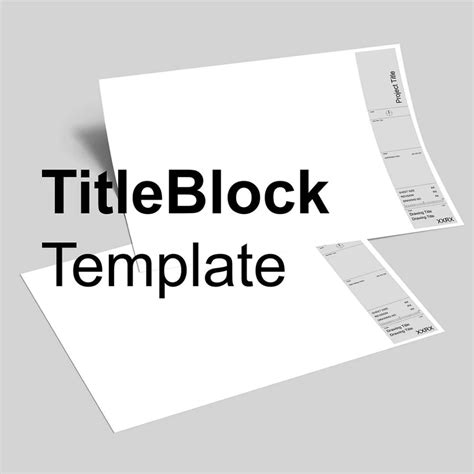 Architecture Titleblock Template Title Block Paper Layout Templates Paper Layout