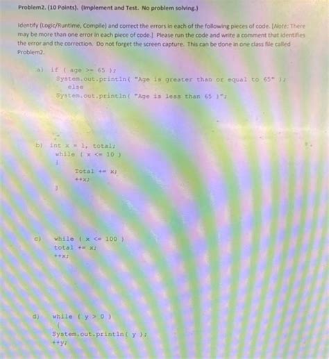 solved problem2 10 points implement and test no