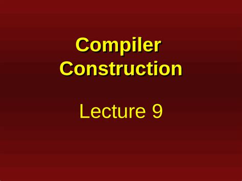 Introduction To Lexical Analysis Docsity