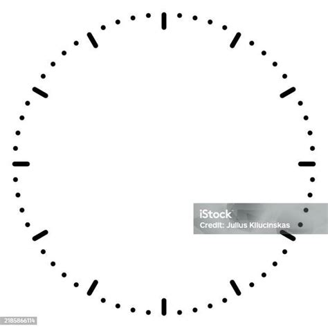 빈 시계 다이얼 페이스 화살표가 없는 검은색 빈 시계입니다 흰색 배경에 고립된 빈 시계 화면입니다 벡터 일러스트 레이 션