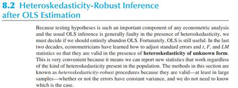 Christian Tshizubu On Linkedin Econometrics Regression Heteroskedasticity