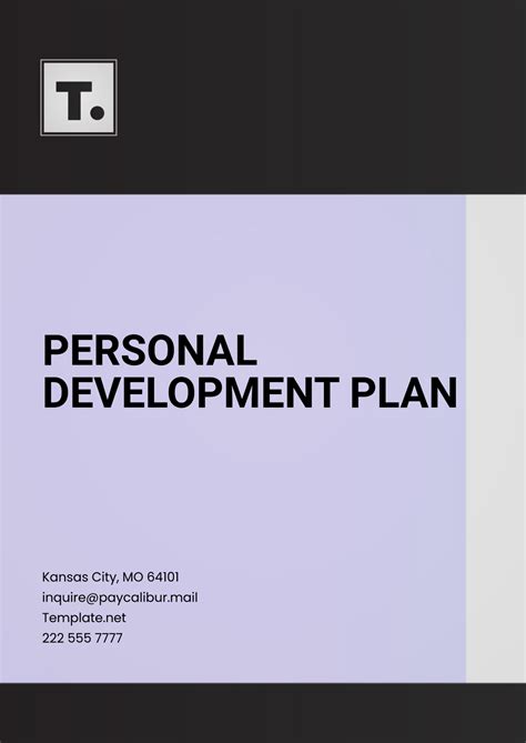 Free Personal Development Plan Template To Edit Online