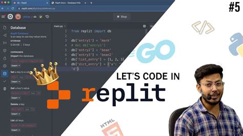 L 5 Lets Code In Replit Best Online Ide Computer Science Youtube