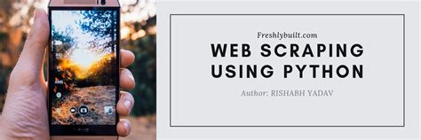 Github Freshlybuiltongithubweb Scrapping Using Python This
