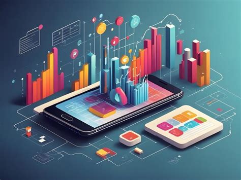 Premium Ai Image Flat Illustration Of Application Of Smartphone With