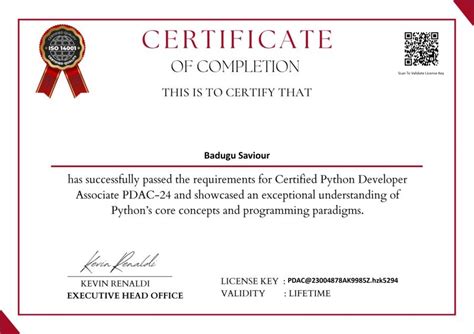 Completed Pdac 24 Certification With Python Saviour Badugu Posted On The Topic Linkedin