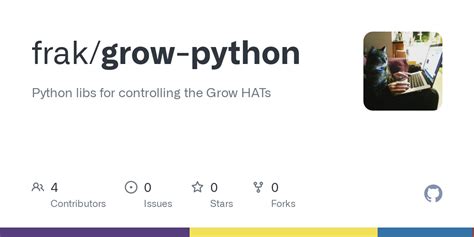 Github Frak Grow Python Python Libs For Controlling The Grow Hats