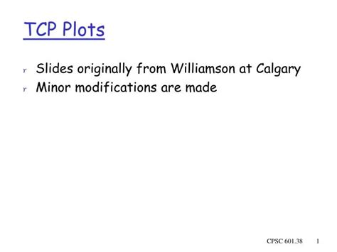 ppt tcp behavior visualization a comprehensive guide powerpoint