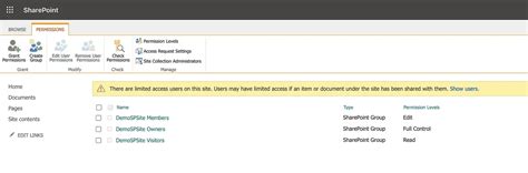 blog — sharepoint group and permission levels in sharepoint online