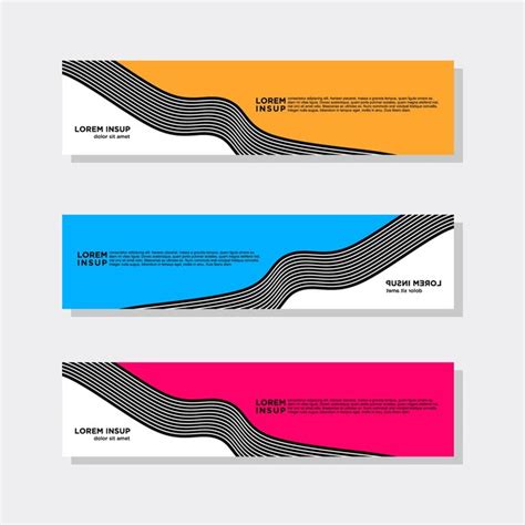Premium Vector Abstract Modern Collection Of Web Banner Template