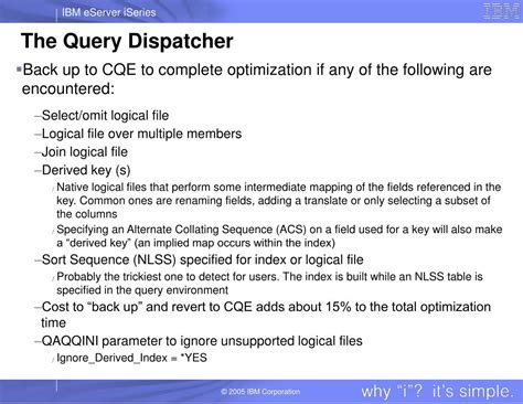 Ppt Intro To Query Optimization Db2 Udb For Iseries Powerpoint