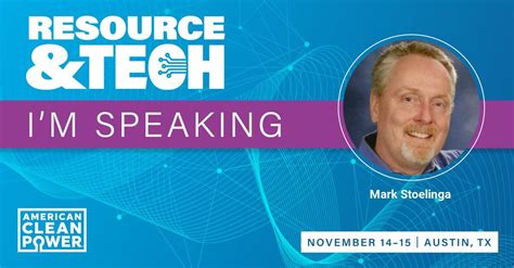 Resource And Technology Conference Mark Stoelinga