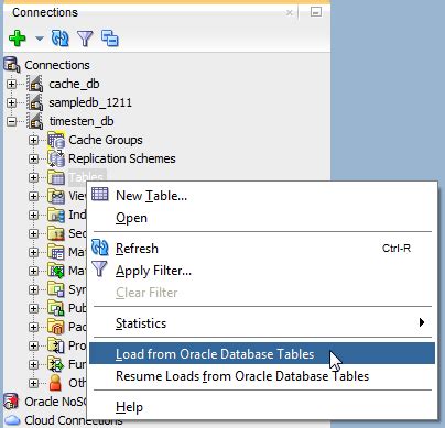 Loading Data From An Oracle Database Into A TimesTen Database