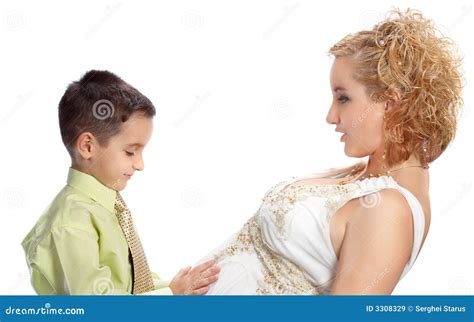 Mutter Und Sohn Stockbild Bild Von Schätzchen Paare 3308329