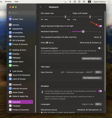 5 Ways To Turn Off Keyboard Light On Macbook Airpro 2025
