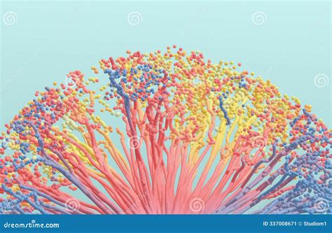 Point Explode Array With Dynamic Emitted Particles Textbook Booklet