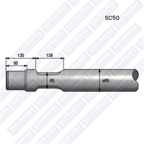 Chisel To Suit Montabert Sc50 Silver Clip Rock Breaker